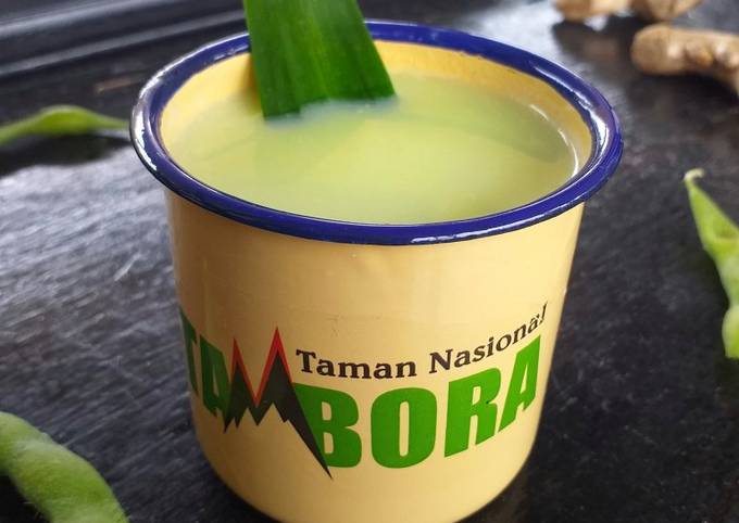 Resep Susu Edamame Jahe Pandan (rasa sari kacang hijau) oleh Binti Sae ...