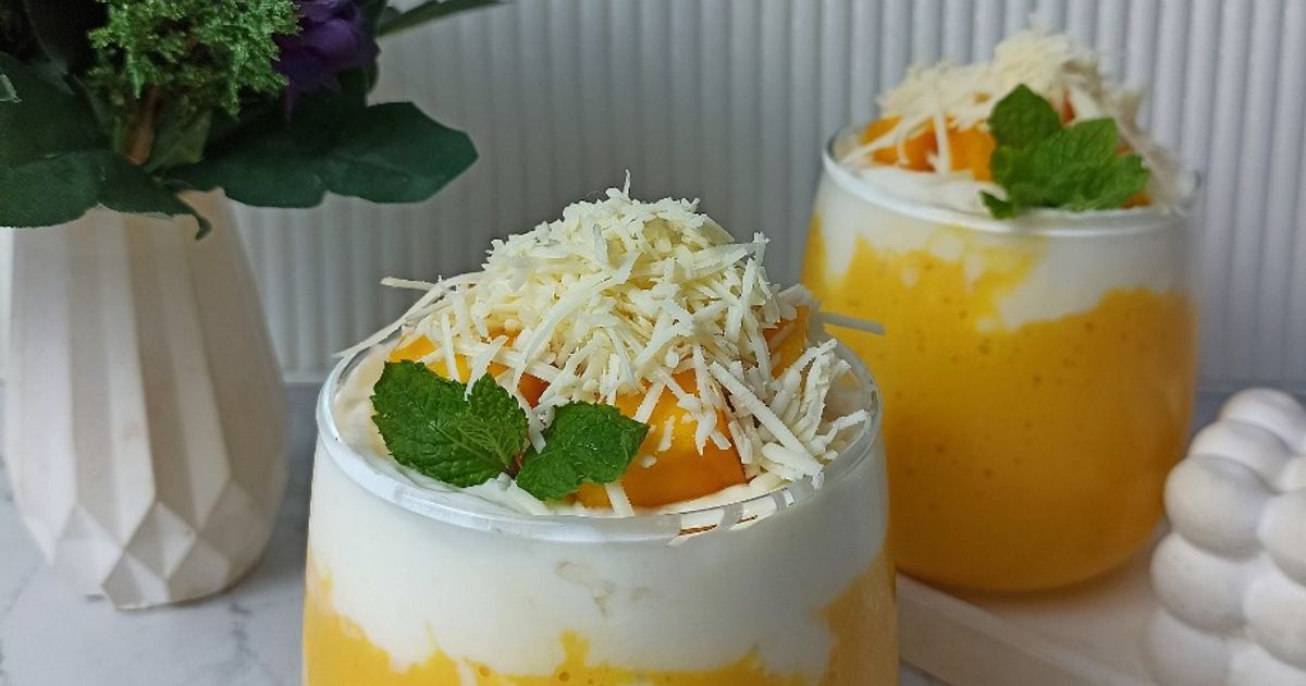 Resep mango smoothie cheese rumahan enak dan mudah - Cookpad