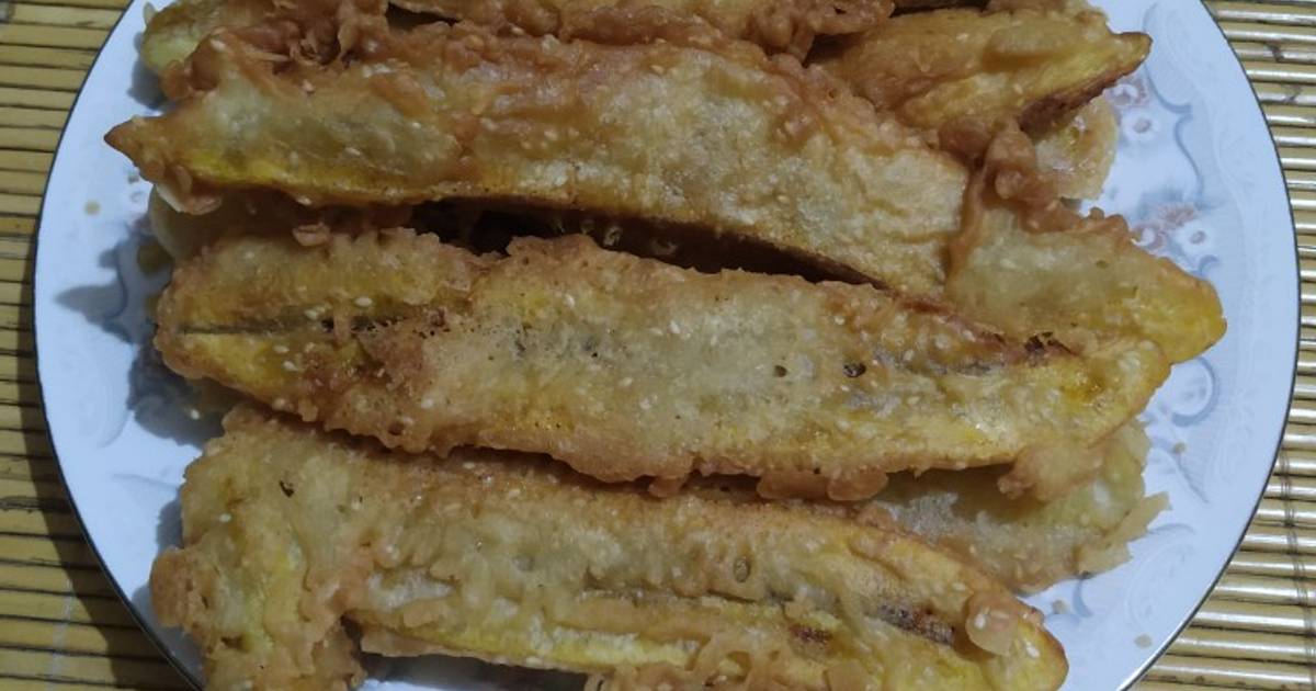 Resep Pisang tanduk goreng wijen oleh Ulfah Atikah swari - Cookpad