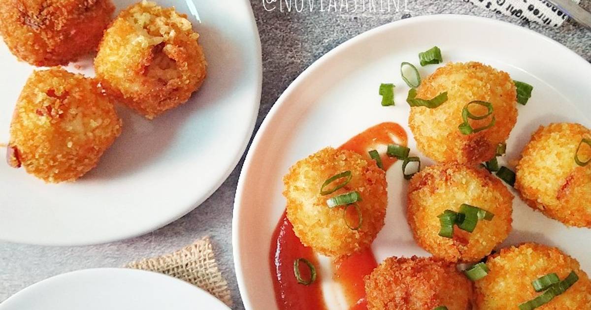 Resep Bola-Bola Nasi (Rice Balls) oleh Novia Astrini - Cookpad