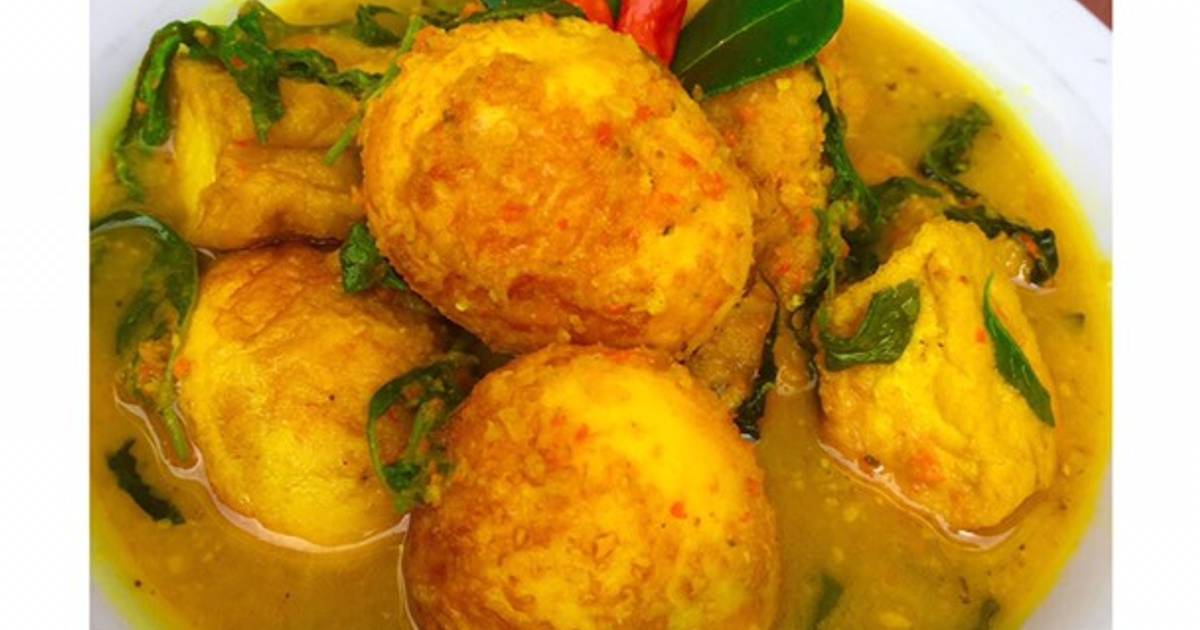 Resep Gulai Telur Tahu Kemangi oleh Anita Dian - Cookpad