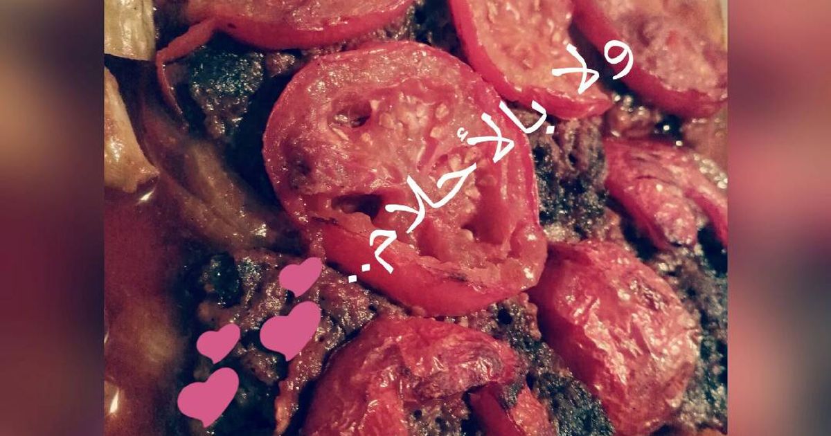Baked Kofta With Vegetables Recipe By ولا بالأحلام..💞