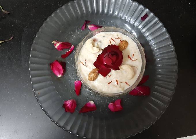 Kesri meva kheer Recipe by Charu Gaurav Arora - Cookpad