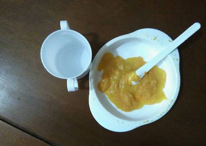 Resep MPASI 7m Bubur Saring Wortel Kaldu Ayam oleh Diah Chanifa - Cookpad