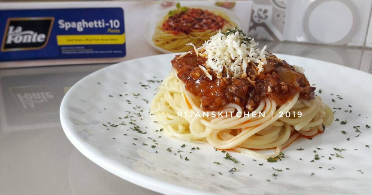 568 resep spaghetti bolognese daging cincang enak dan mudah - Cookpad