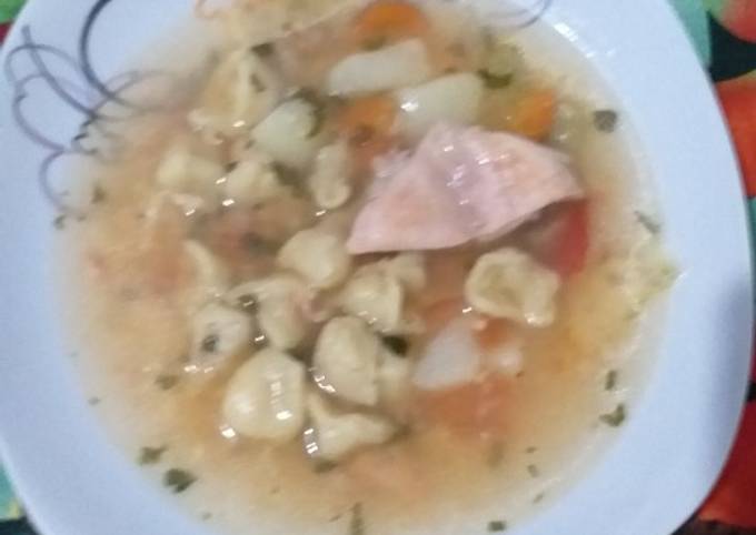 Sopa magnífica de agnoline Receita por Rosane Faganello Zanon - Cookpad