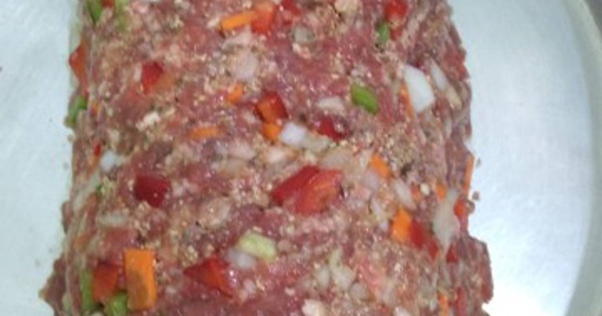 Pan de carne con vegetales Receta de Corazón Lunatico- Cookpad