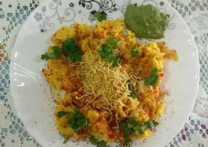 Surat famous surti locho with locho chutney | street food recipe Recipe ...