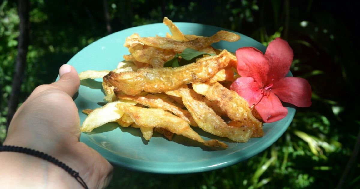 chips cascara papa - 10 recetas caseras- Cookpad