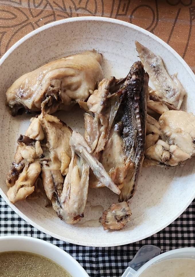 Resep Ayam Pop (Bisa untuk MPASI 1Y+) oleh MPASI Irene 🩷 - Cookpad