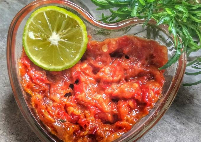 Resep Sambal Terasi Matang Oleh Hannah Cookpad