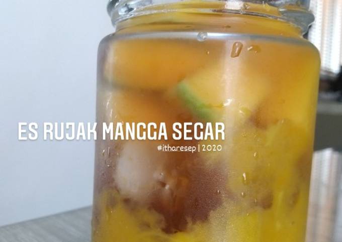 Resep Es Rujak (Nutrisari) Mangga Segar oleh Diyah Puspita Rini - Cookpad