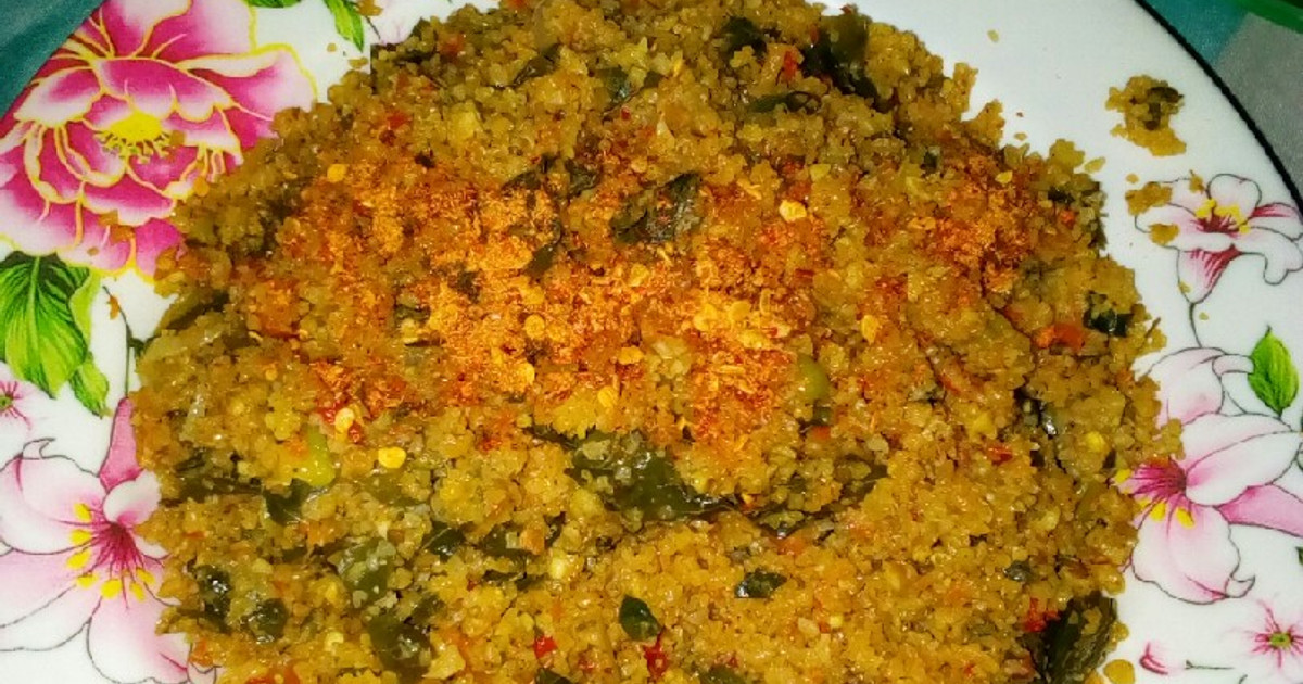 Steam Rice And Moringa Leaves Recipe by Fatima - Cookpad