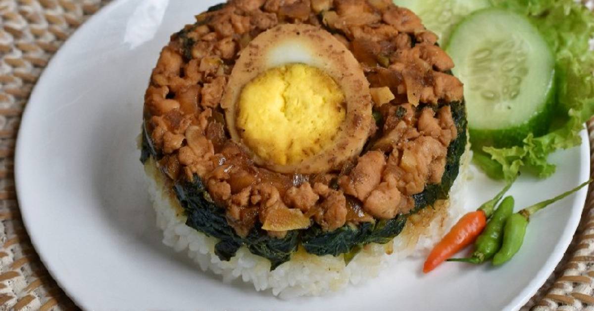 Resep Nasi Tim Ayam Andalan oleh Rina Okta - Cookpad