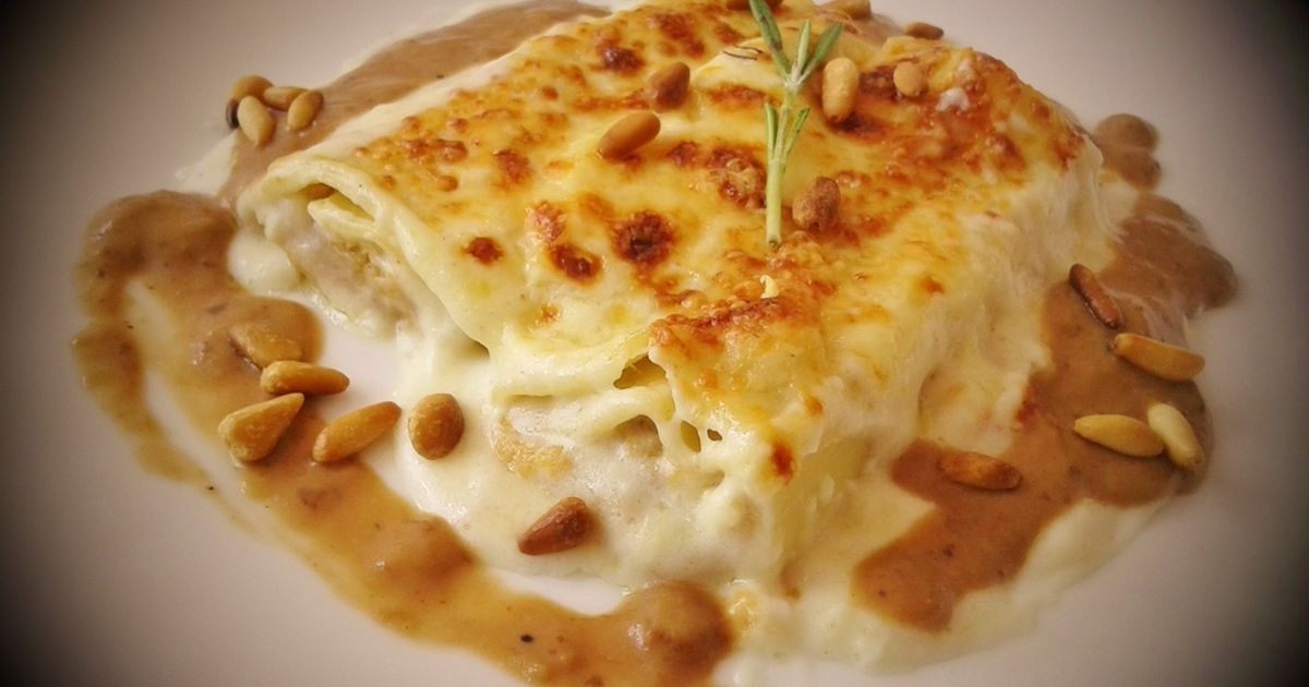 Canelones Rellenos De Pollo Rustido Receta de josevillalta