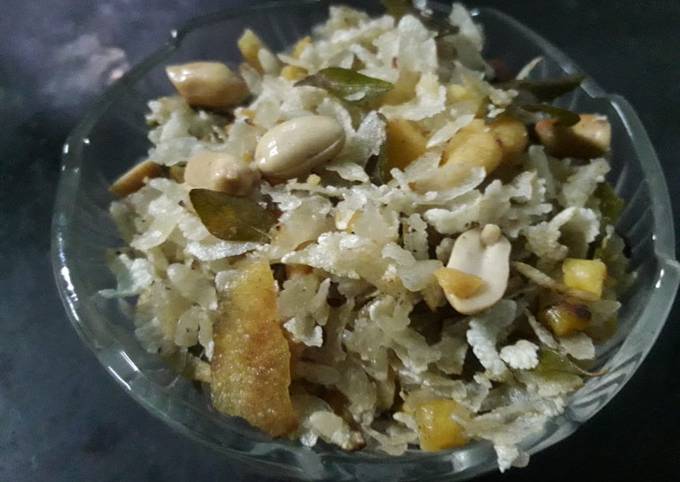Poha roast Recipe by Debika Das - Cookpad