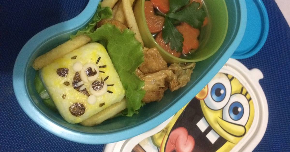 Resep Bento spongebob ala fe oleh CIA Febri - Cookpad