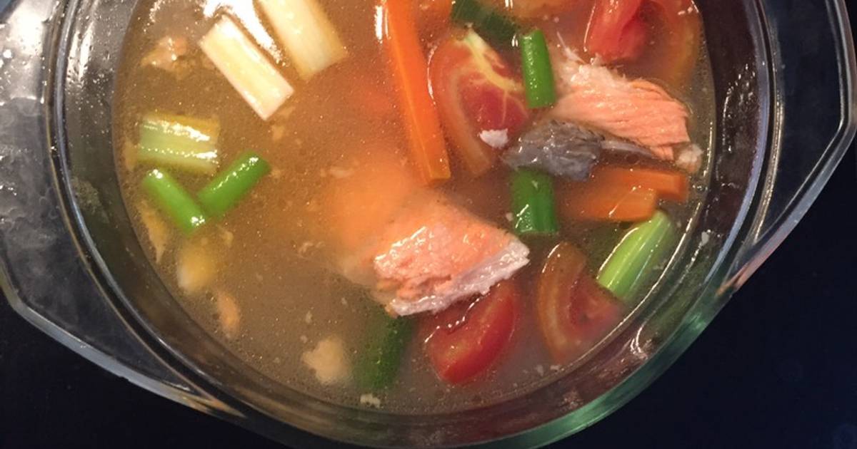 Resep Sup Salmon Wortel oleh Mama Ken | ig : winonakitchen - Cookpad