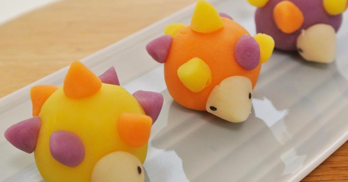 Small Nerikiri Wagashi: "Hedgehog" Recipe By Yu Art Kichijoji
