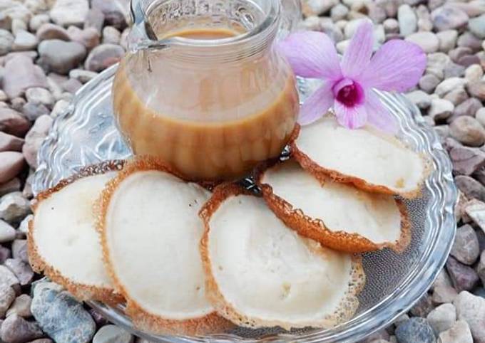 Resep Apam/serabi kuah oleh may - Cookpad