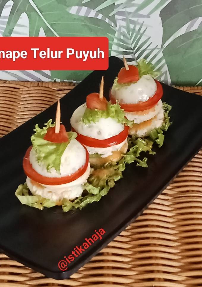 Resep 480. Canape Telur Puyuh oleh Istikah 20444011 - Cookpad