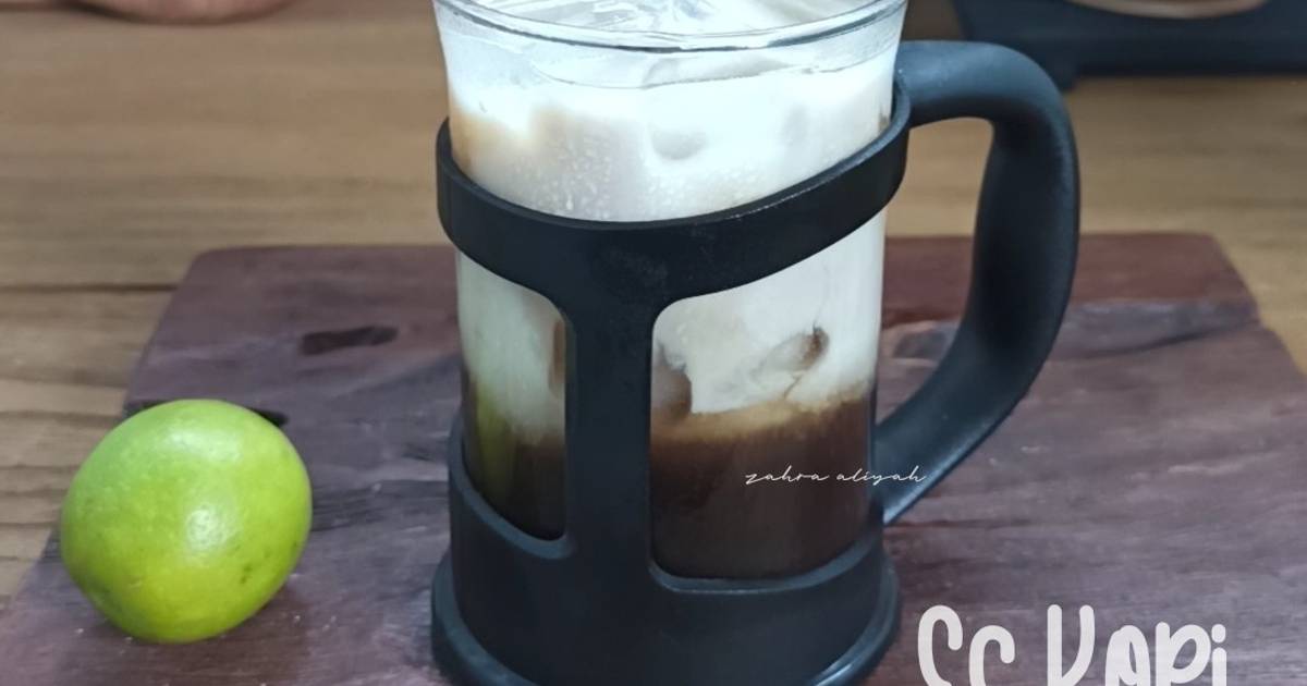 Resep Es Kopi Kulit Jeruk / Orange Peel Ice Coffee oleh Zahra Aliyah ...