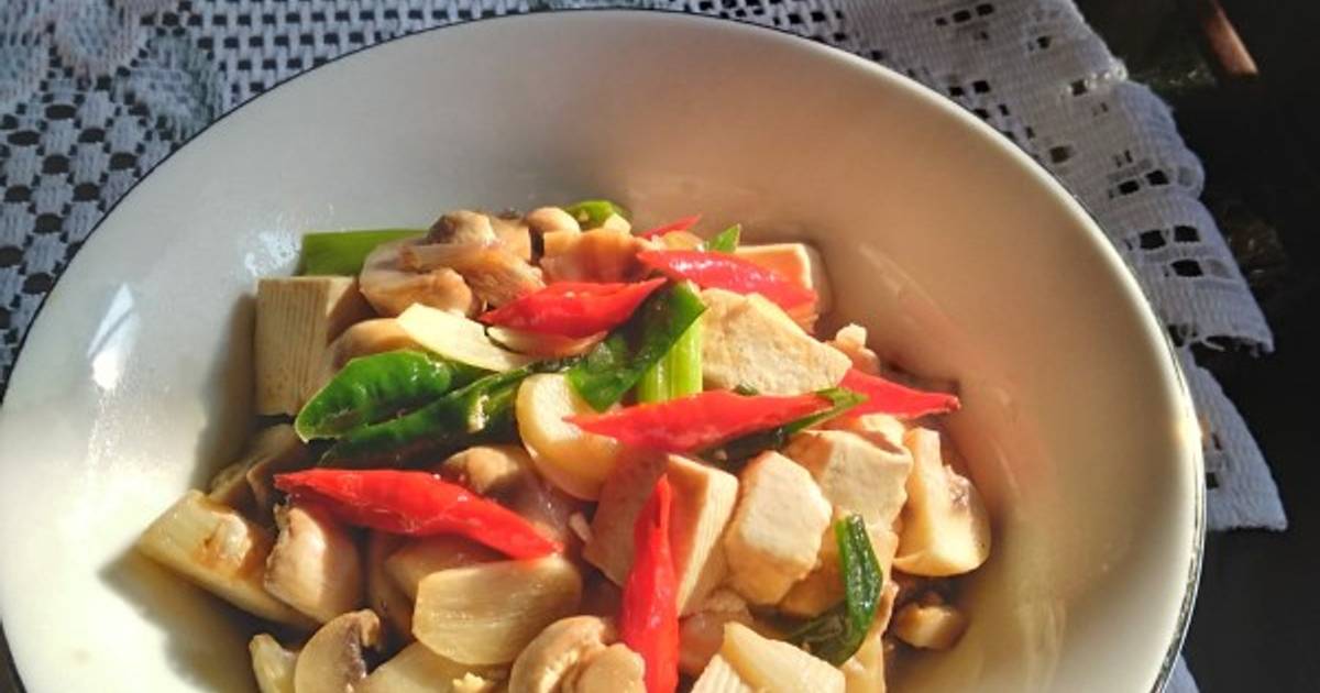 Resep Tumis Tahu Jamur oleh Delia Eka Puspita - Cookpad