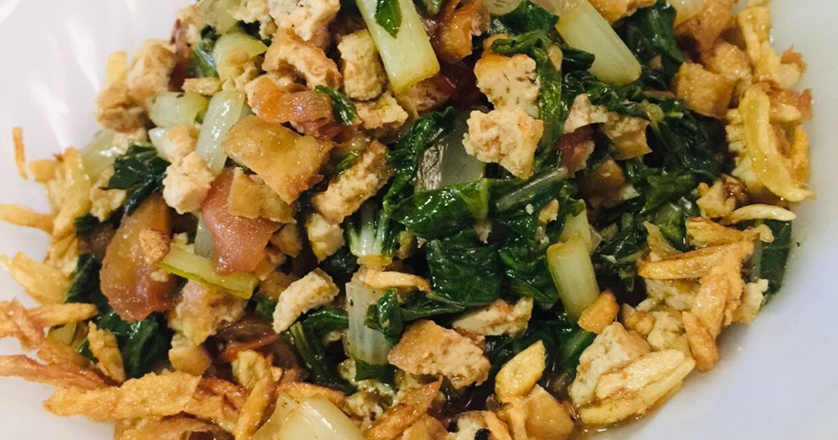 Sautéed Tofu And Pechay In Bulgogi Dressing Recipe By Spotted By D