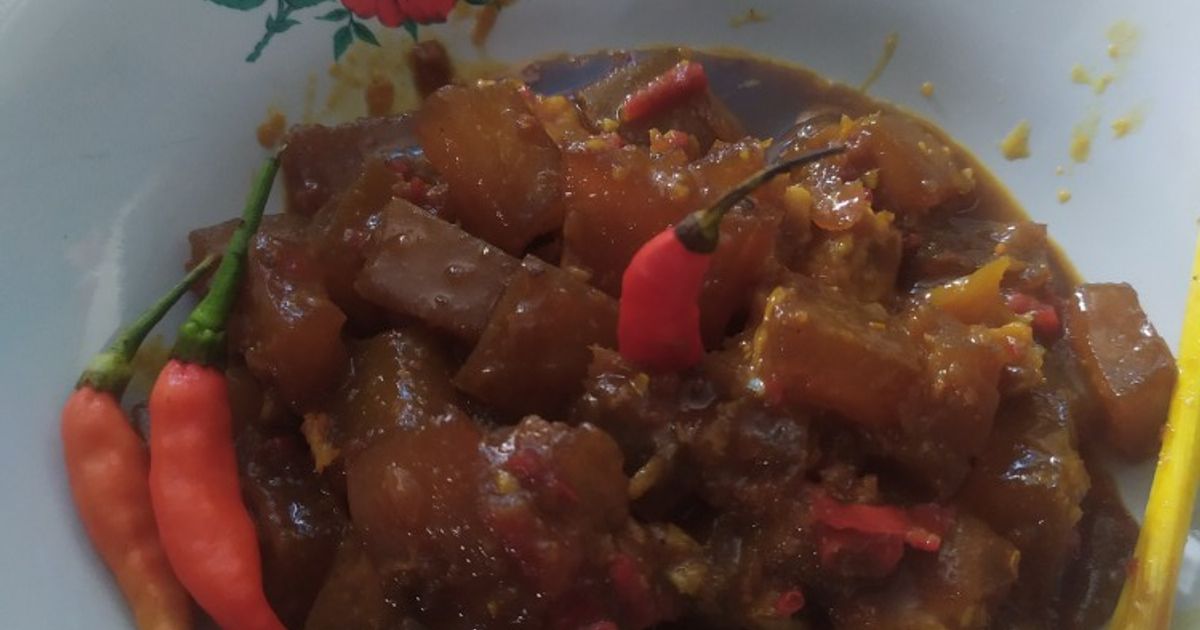 Resep Sambal Goreng Cecek Manis Pedas oleh Nani sari - Cookpad