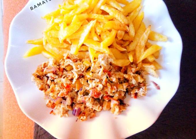 Dankali da kwai girki daga Bamatsala's Kitchen - Cookpad