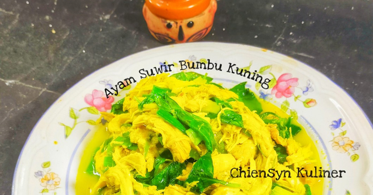 Resep Ayam Suwir Bumbu Kuning oleh Chiensyn Kuliner - Cookpad