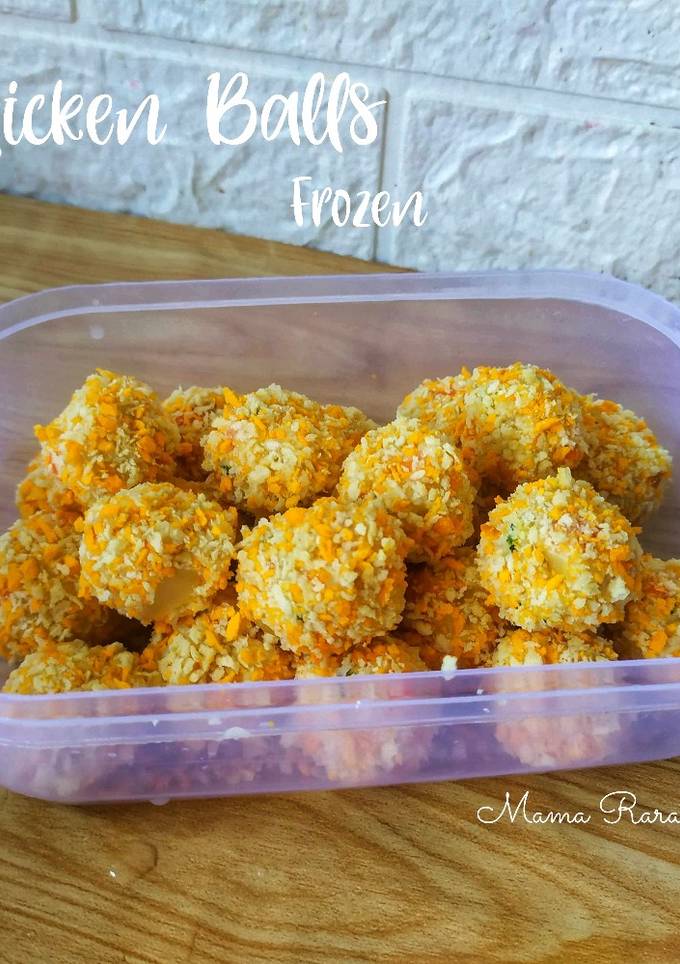 Resep Chicken Balls Frozen oleh Mama Rara - Cookpad