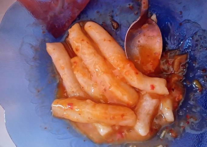 Resep Korean toppoki simple #5resepterbaruku oleh eka ramadhan - Cookpad