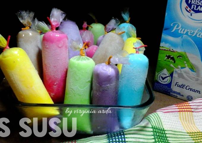 Resep Es Susu Aneka Rasa oleh VIRGINIA ARDA - Cookpad