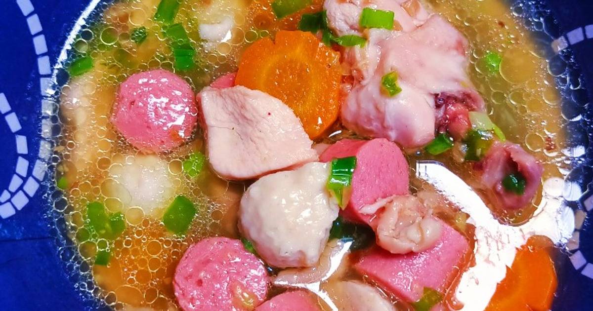 3.461 resep soup ayam sosis enak dan mudah - Cookpad