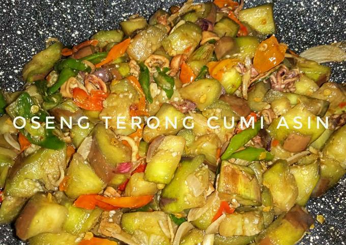 Resep Oseng Terong Cumi Asin oleh Fitria Nofa - Cookpad
