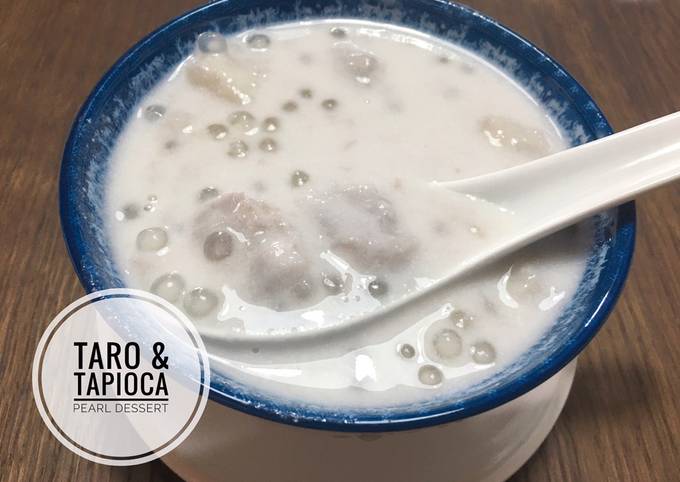 Resep TARO & TAPIOCA PEARL DESSERT oleh Tinny Tin Sam - Cookpad