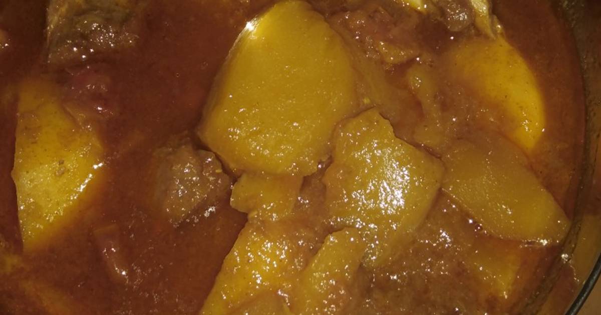 Keri wala Aloo gosht Recipe by Fatima Mehmood Mughal - Cookpad