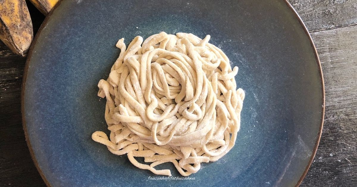 Resep 143. Homemade Banana Noodles 🍌 (Mie Pisang) oleh ...