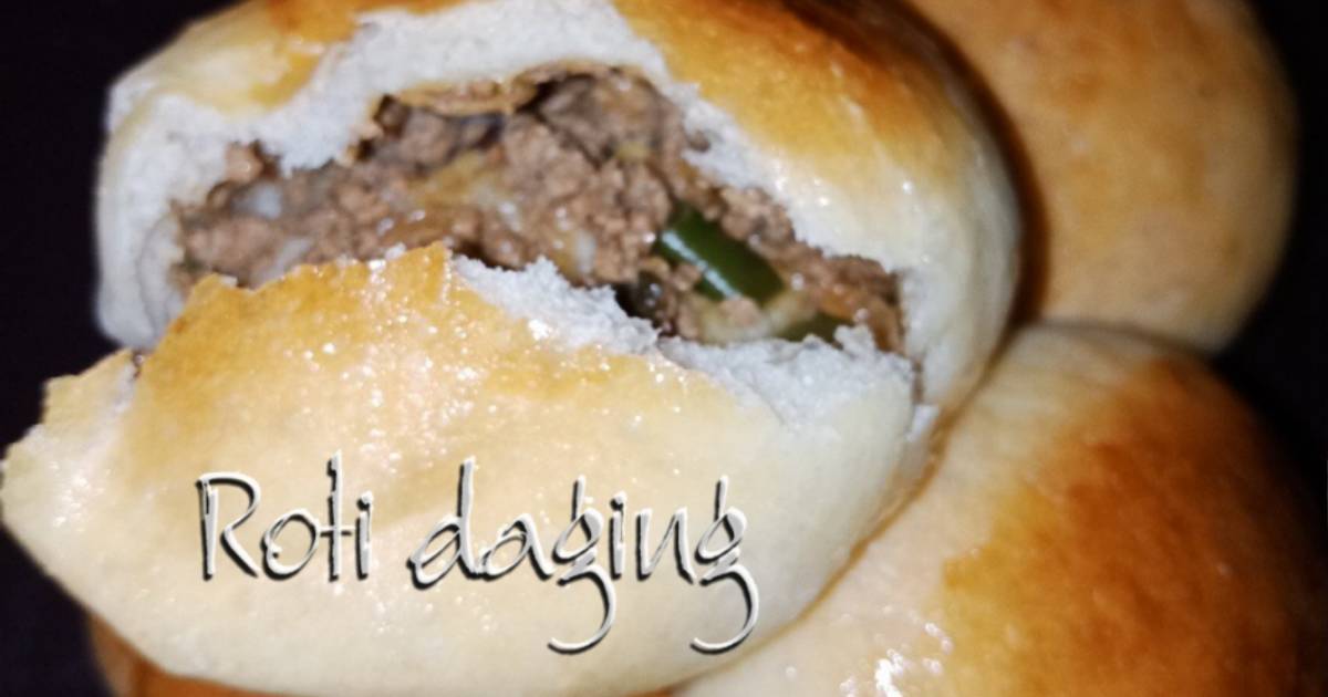 Resep Roti isi Daging 😍 oleh Annaswa - Cookpad