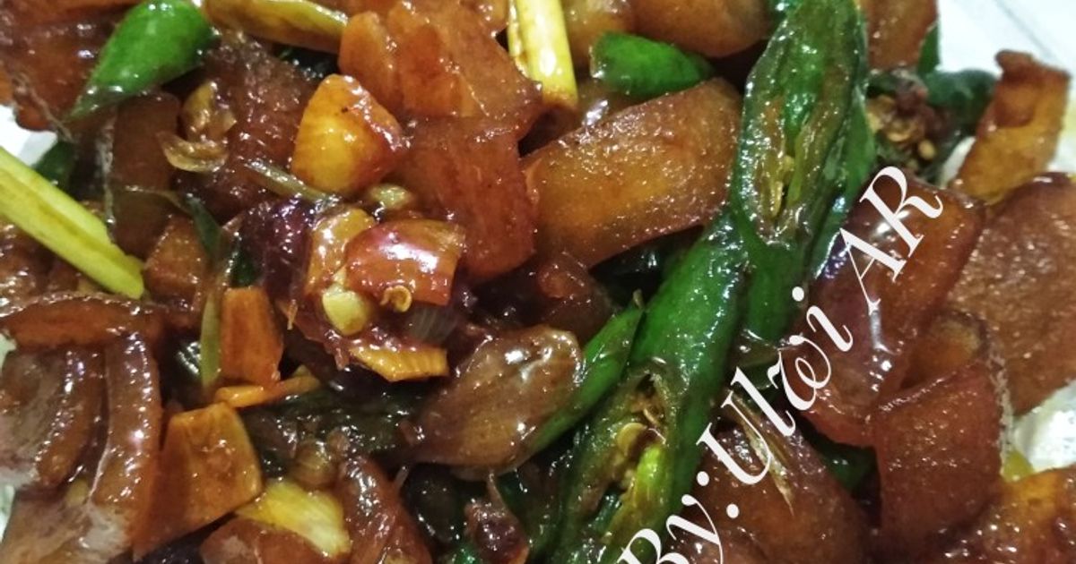 Resep aneka olahan kulit sapi cabe hijau rumahan enak dan mudah - Cookpad