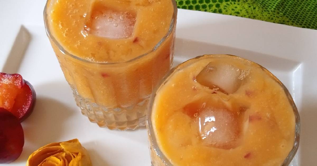 Mango Plum Mocktail Recipe by Man o Salwa By Neelam Saleem - Cookpad