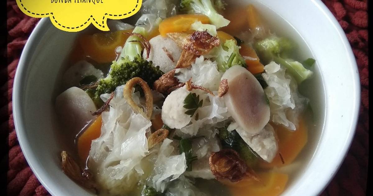 21 resep sayur sop jamur es enak dan mudah - Cookpad