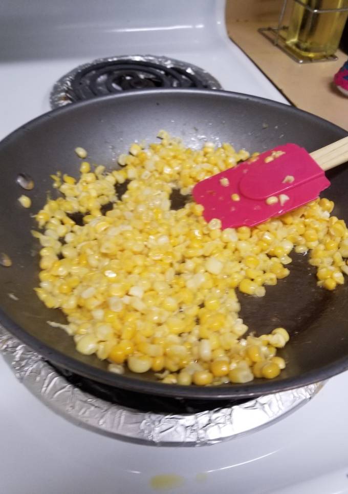 Elote frito Receta de Lupita Bernal Mtz- Cookpad