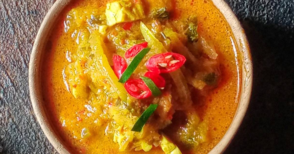 Resep Sayur Labu Kuah Santan oleh Evana Tati - Cookpad