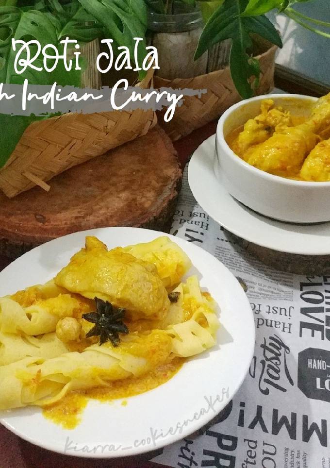 Resep (331) Roti Jala dengan Kare Ayam India oleh Kiarra Cookies n ...