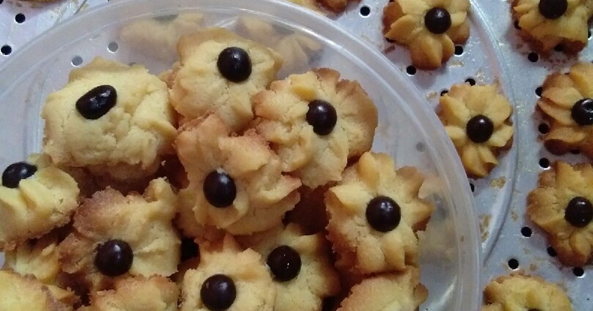 Resep Kue Kering Semprit Teflon oleh Rahmah Bee - Cookpad