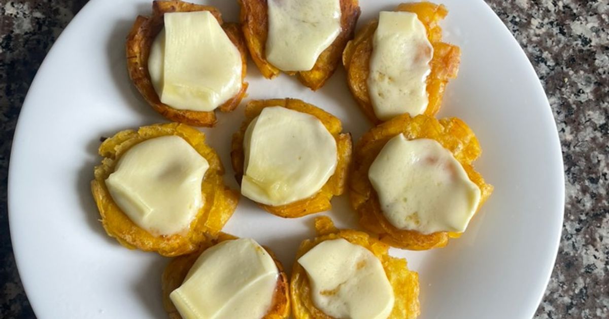 Patacones Con Queso 🇪🇨 Receta de Jimmy Alberto Freire Romero- Cookpad