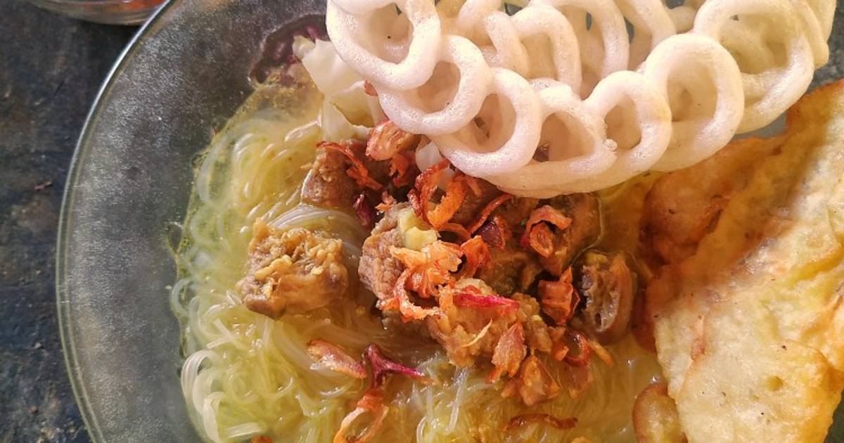 Resep Soto iga daging sapi kuah bening oleh Saluna Mahira - Cookpad