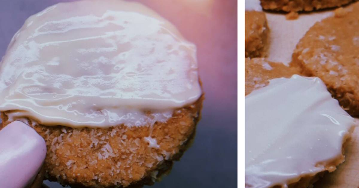 Galletitas de coco y maní Receta de Lu Galoppo- Cookpad